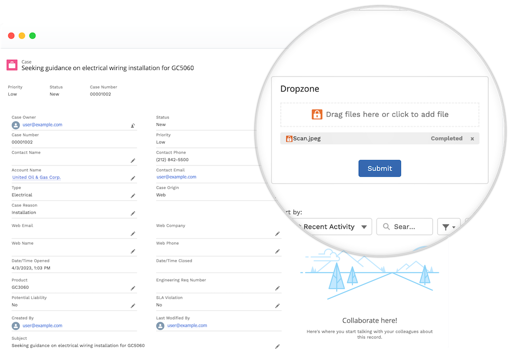 NEW! Dropzone Upload Widget for Salesforce