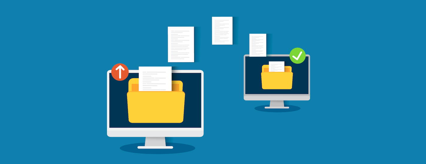 Storing Secure File Transfers in a Workspace